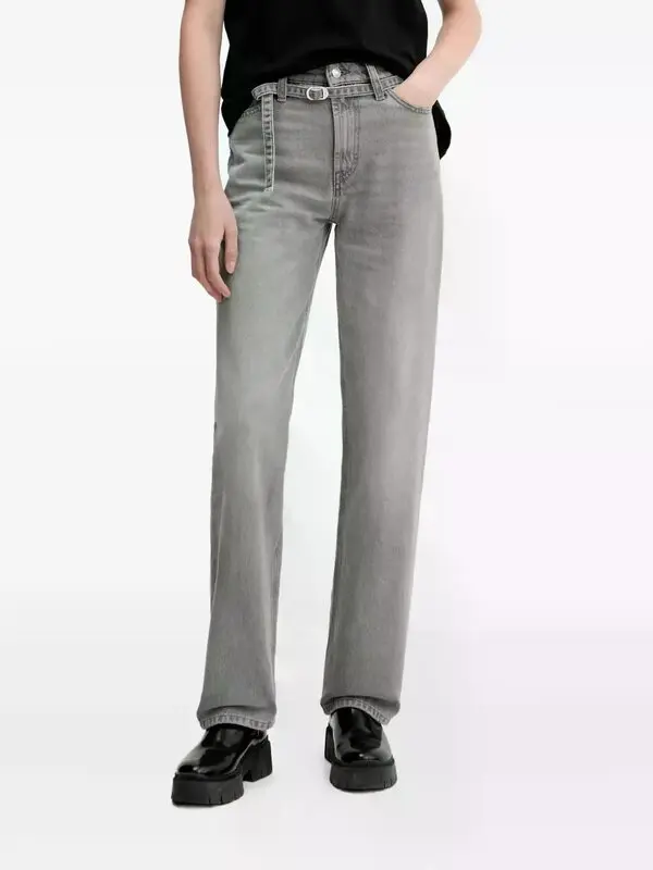 Hugo Belted Straight Leg Jeans