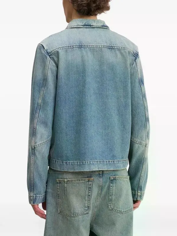 WON HUNDRED Zip-front Denim Jacket