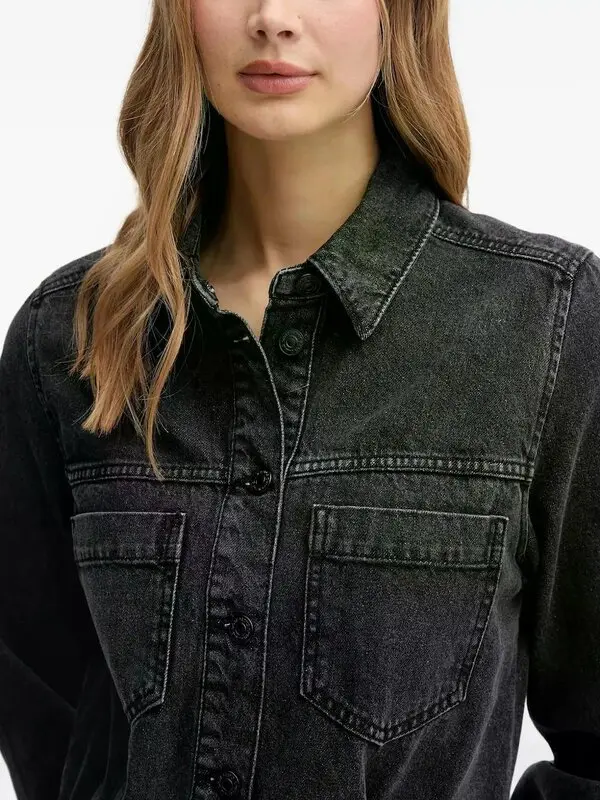 Dkny Denim Mini Shirt Dress