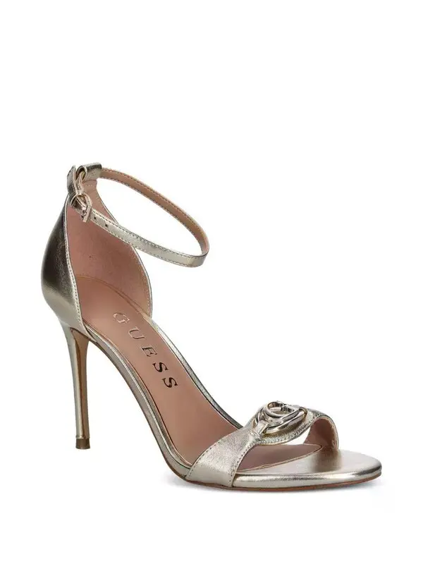 Guess 100mm Logo-plaque Pumps