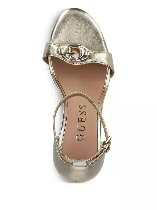 Guess 100mm Logo-plaque Pumps