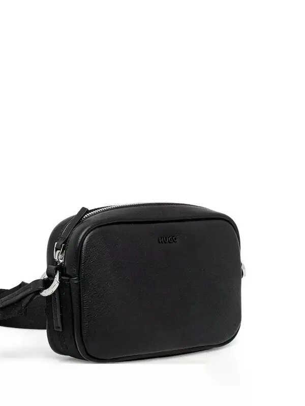 Hugo Leather Zip-top Crossbody Bag