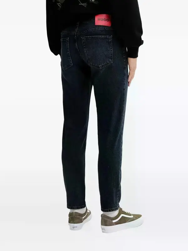 Hugo Stretch-cotton Straight Leg Jeans
