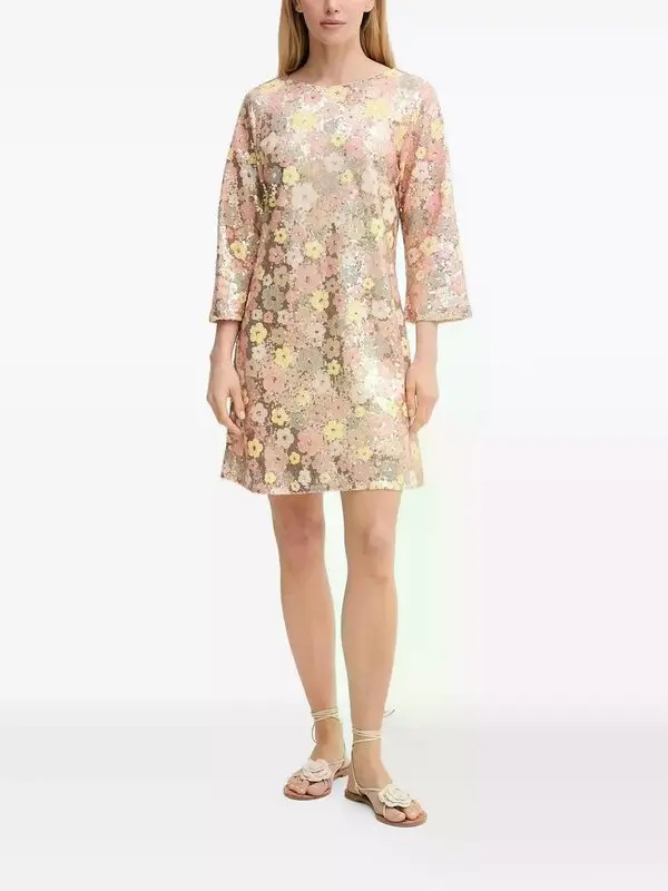 BRUUNS BAZAAR Sequin Floral Mini Dress