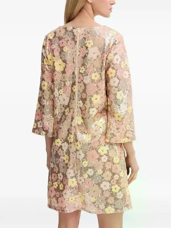 BRUUNS BAZAAR Sequin Floral Mini Dress