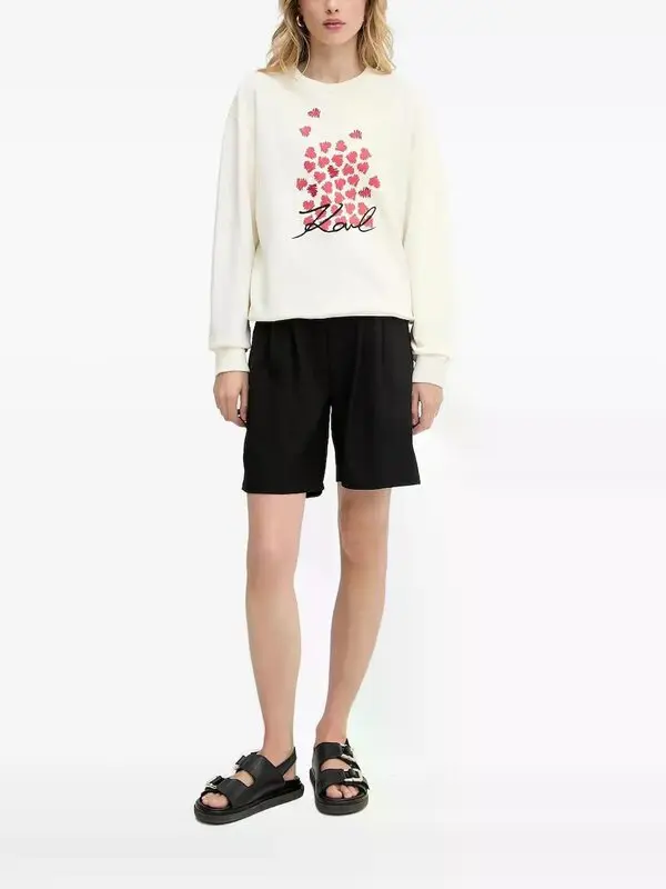 Karl Lagerfeld Heart-print Sweatshirt