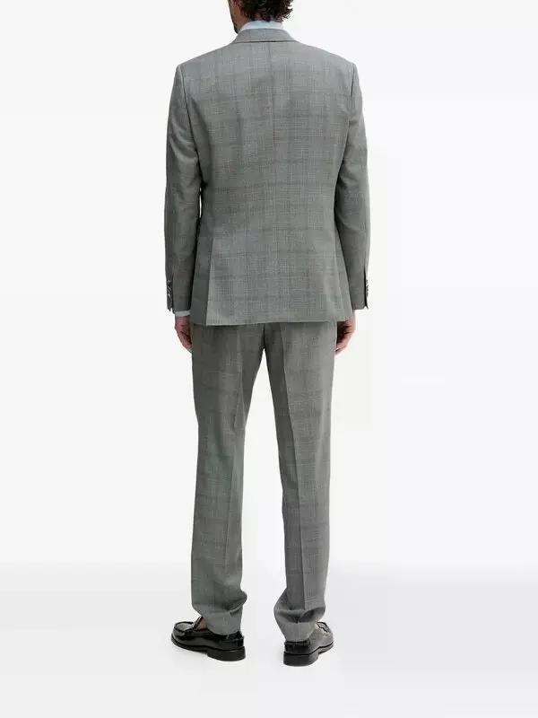 BOSS Checked Wool Suit