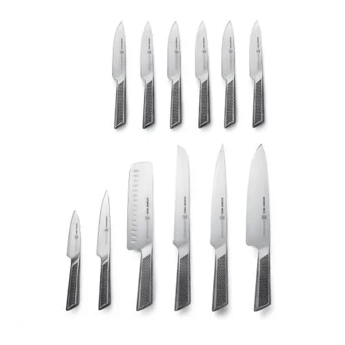 SCHMIDT BROTHERS CUTLERY Gridiron 14-piece Knife Block Set