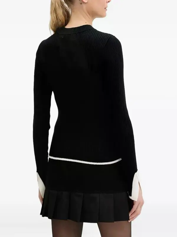 Karl Lagerfeld Ribbed-cuff Sweater
