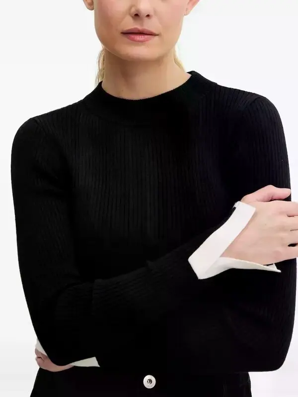 Karl Lagerfeld Ribbed-cuff Sweater