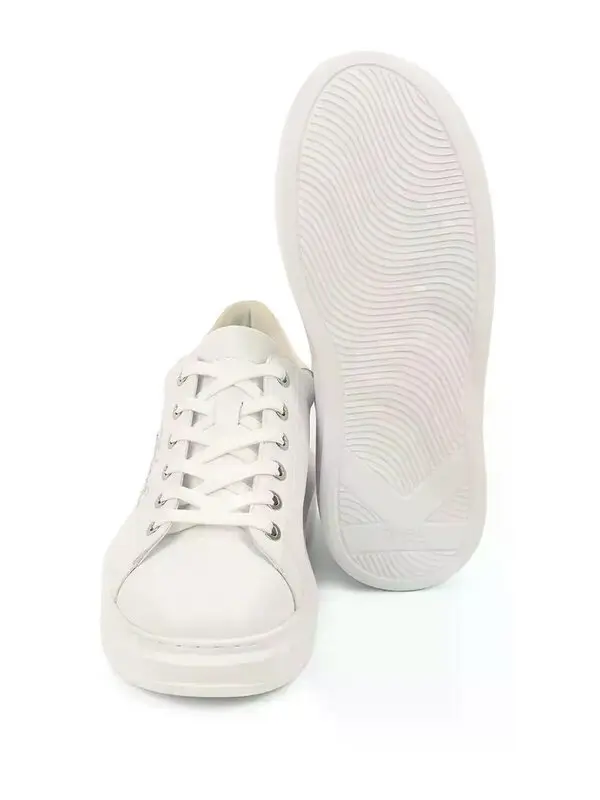 Karl Lagerfeld Rhinestone-Embellished Low-Top Sneakers White