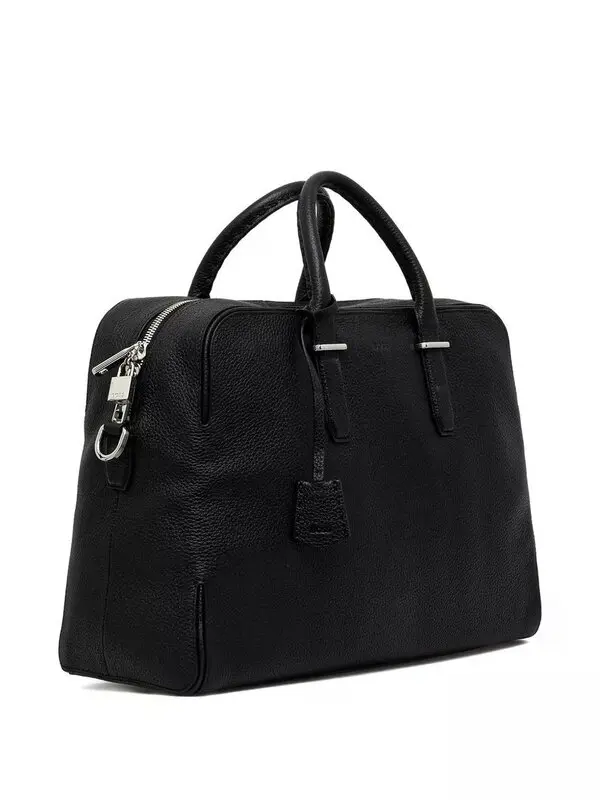 BOSS Pebble-grain Leather Holdall