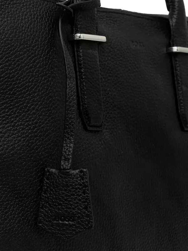 BOSS Pebble-grain Leather Holdall