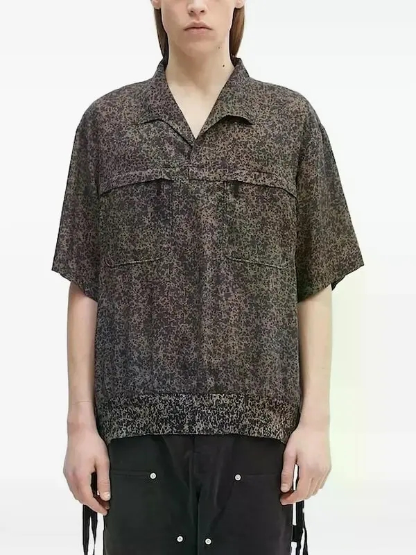 UNDERCOVERISM Pocket Speckled Cotton Shirt
