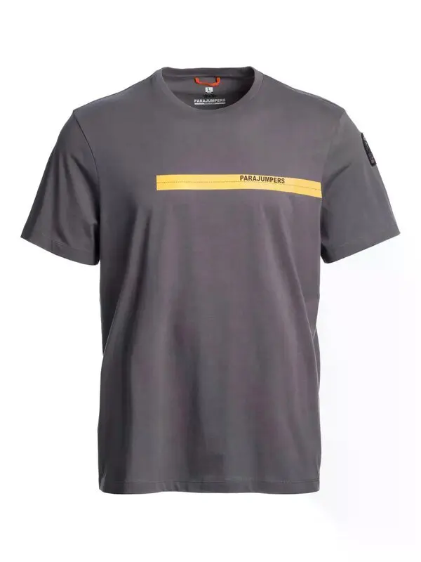 PARAJUMPERS Logo-stripe Patch T-shirt