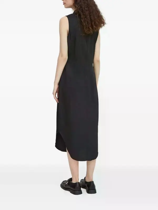 BRUUNS BAZAAR Button-detailed Asymmetric Dress