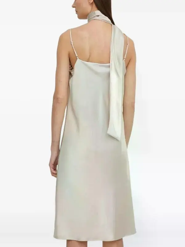 BRUUNS BAZAAR Halterneck Asymmetric Dress