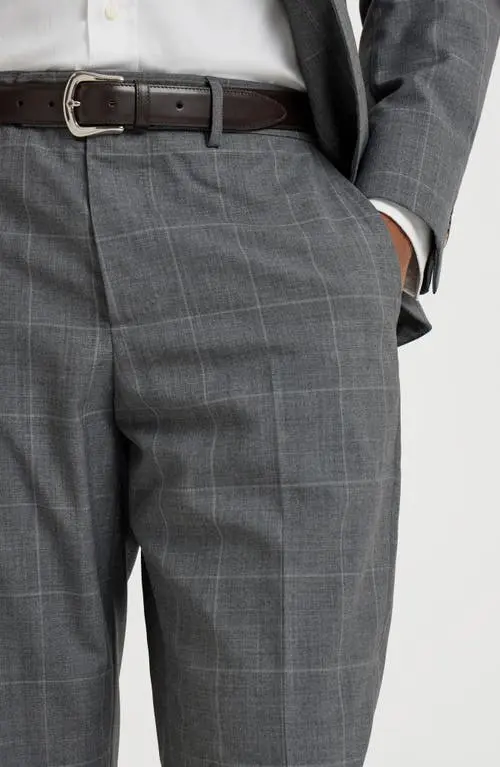 Brunello Cucinelli Virgin Wool Formal Fit Trousers