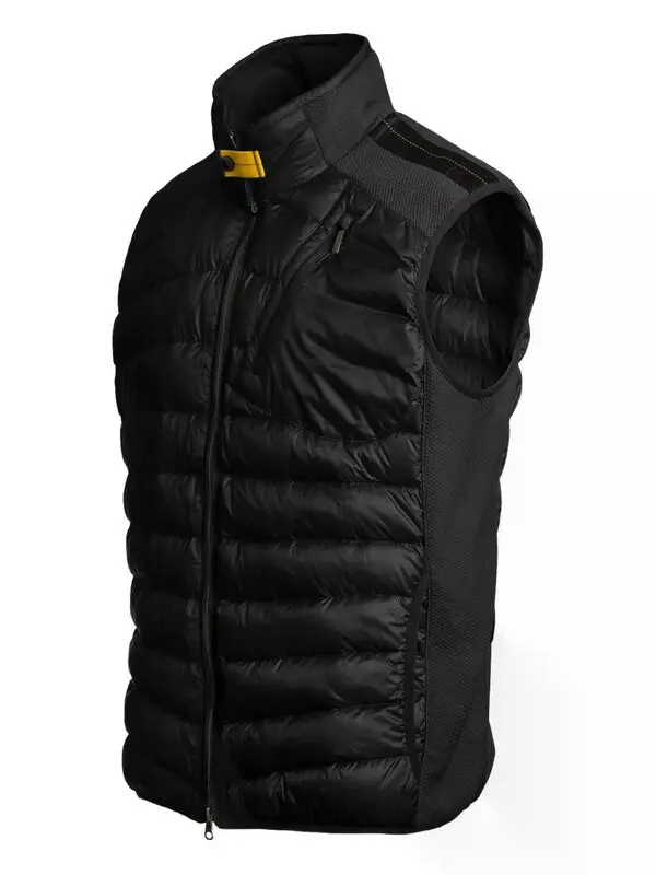 PARAJUMPERS Quilted Panelled Gilet - Black