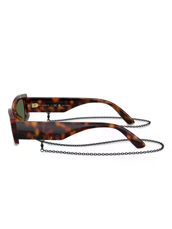 VOGUE EYEWEAR Chain-detail Rectangle Sunglasses