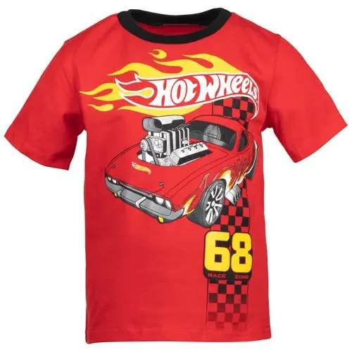 HOT WHEELS T-shirt And Athletic Mesh Shorts Set