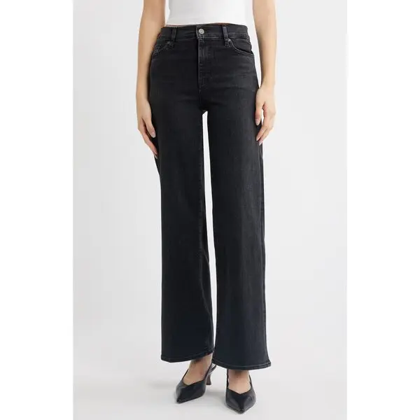 FRAME Le Slim Palazzo High-waist Wide-leg Jeans - Etch