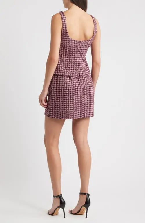 Likely Calissa Houndstooth Minidress