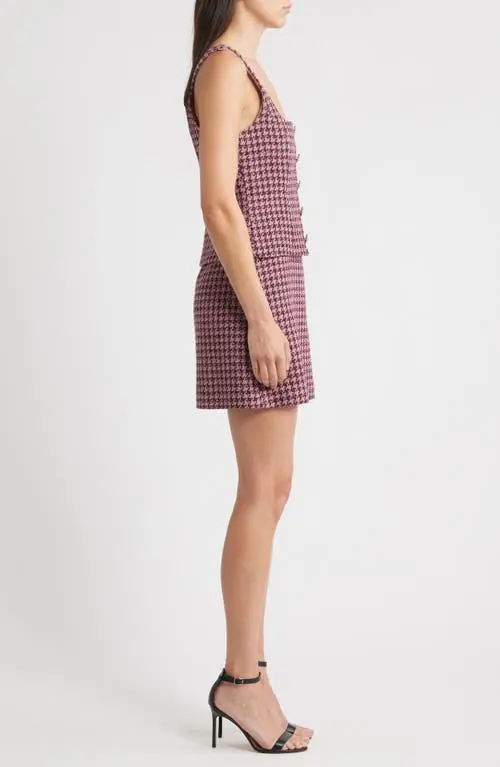 Likely Calissa Houndstooth Minidress