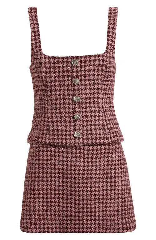 Likely Calissa Houndstooth Minidress