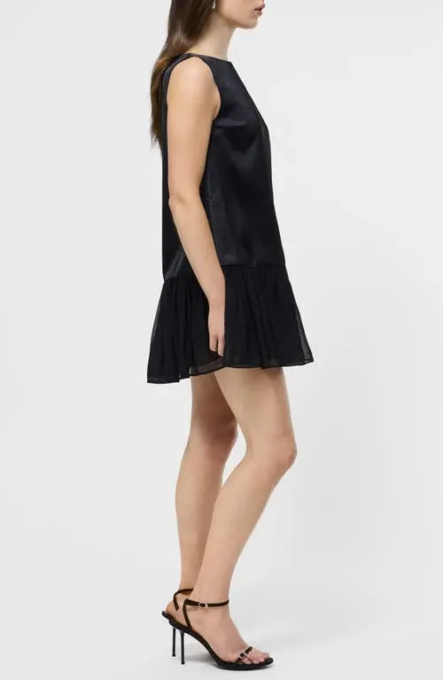 French Connection Marina Slinky Pleated Minidress