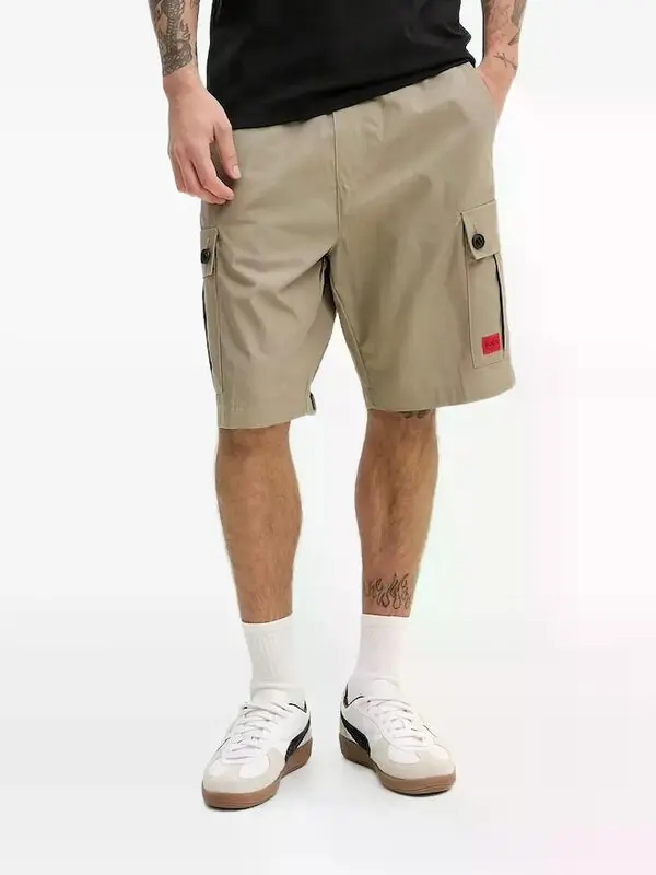 Hugo Logo-appliqué Cargo Shorts