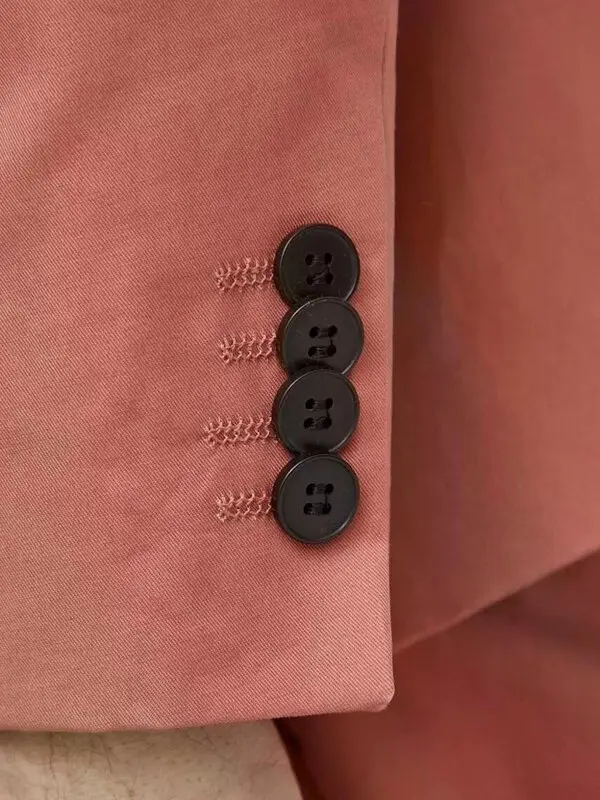 Sisley Button-detail Single-breasted Blazer