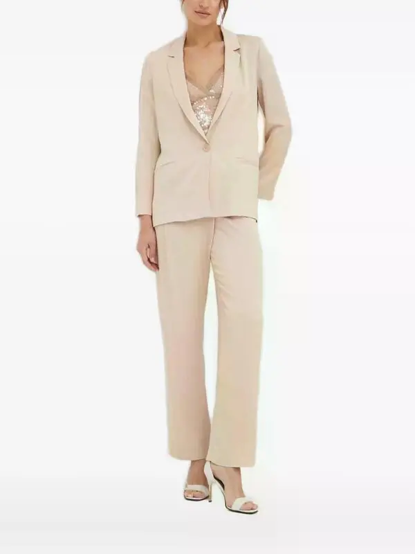 Sisley Notched Single-button Blazer
