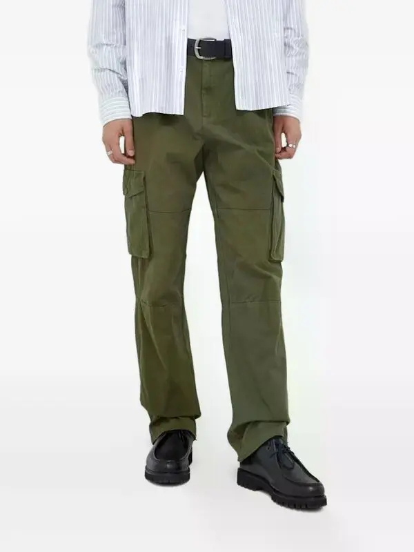 LES DEUX Herringbone Cargo Trousers