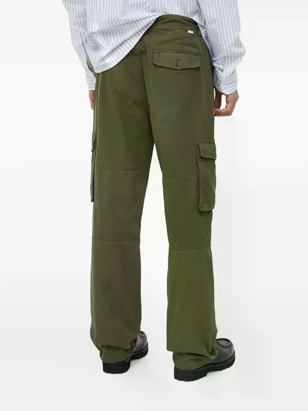 LES DEUX Herringbone Cargo Trousers
