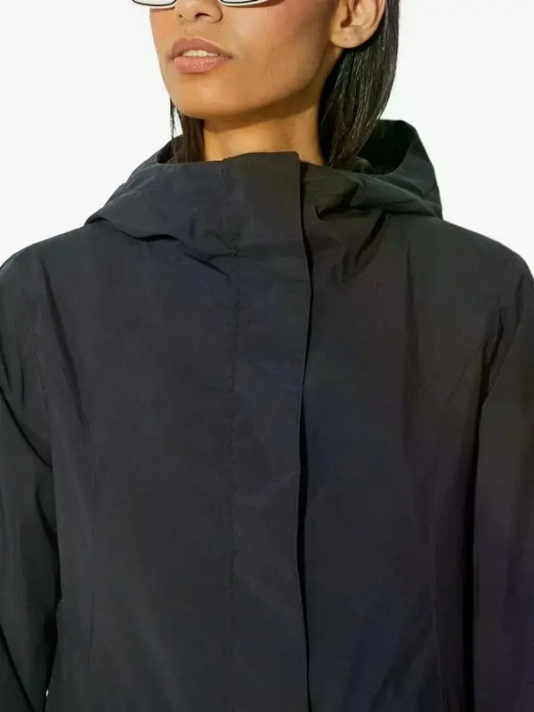 Columbia Hooded Belted Jacket - Black
