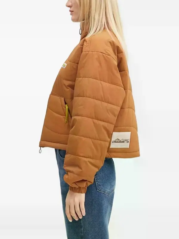 Columbia Quilted Cropped Puffer Jacket - Orange