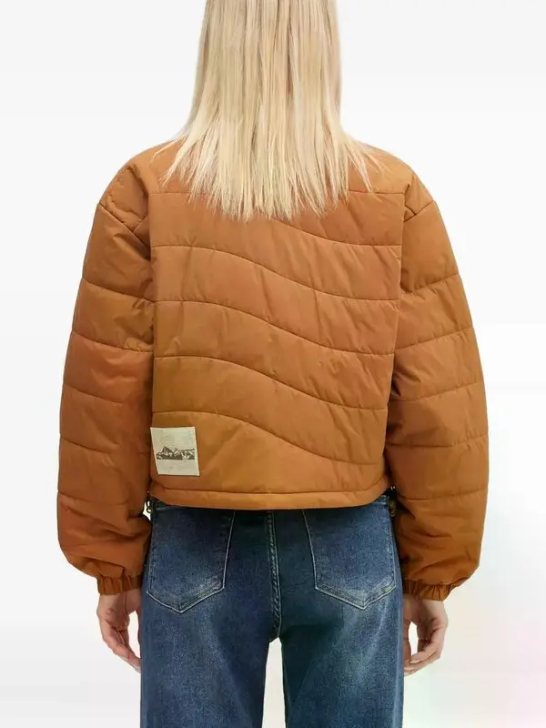 Columbia Quilted Cropped Puffer Jacket - Orange