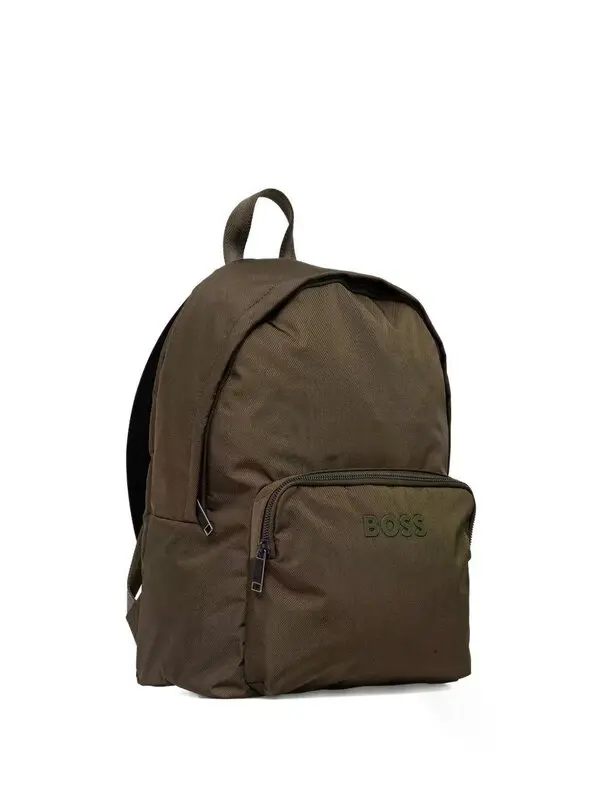 BOSS Logo-plaque Backpack - Green