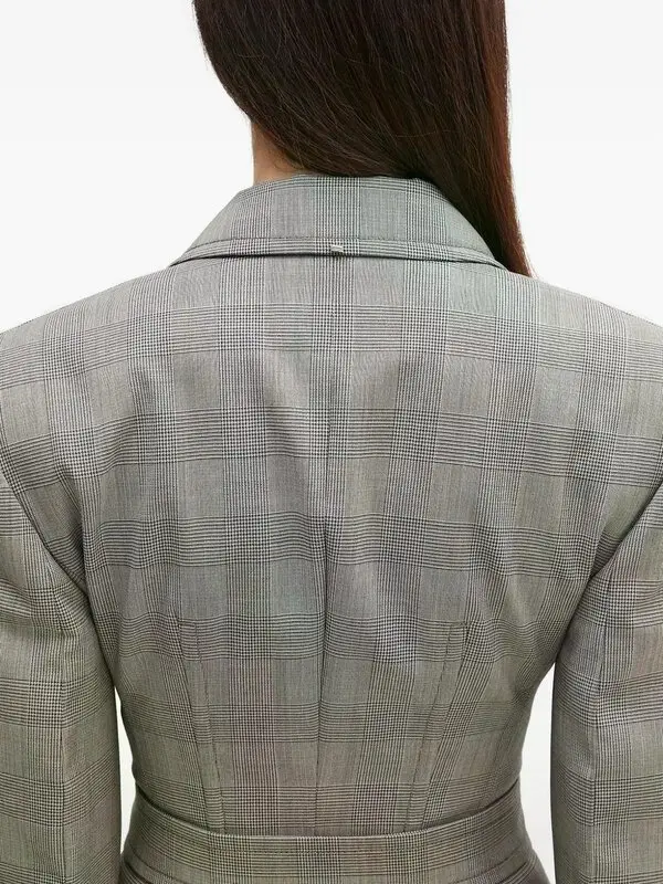 Sportmax Belted Check Jacket