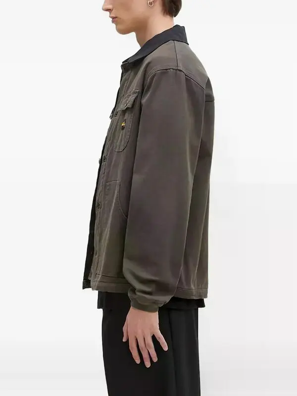 STAN RAY Contrast-collar Jacket - Brown