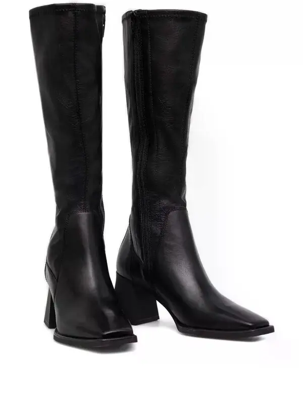VAGABOND SHOEMAKERS 70mm Hedda Square-toe Leather Boots