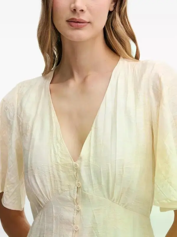 HOSS INTROPIA Button-front Flared Midi Dress