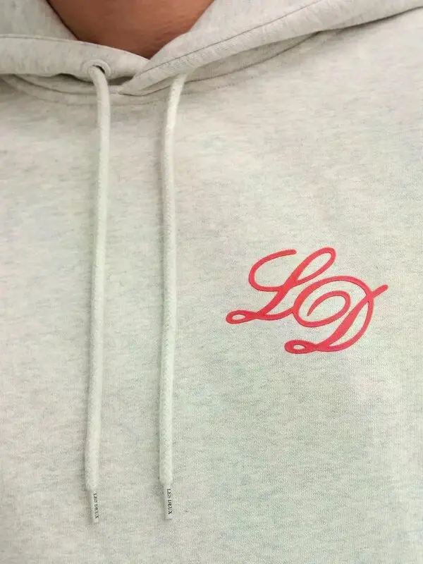 LES DEUX Logo-embroidered Hoodie