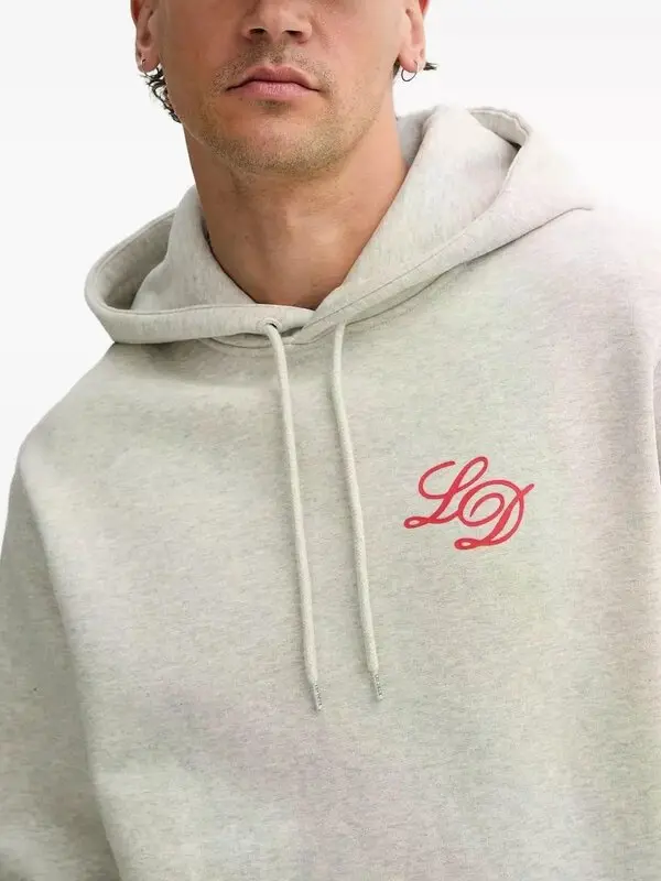 LES DEUX Logo-embroidered Hoodie