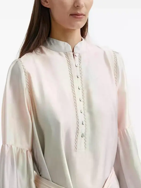 BRUUNS BAZAAR Balloon Sleeve Belted Dress