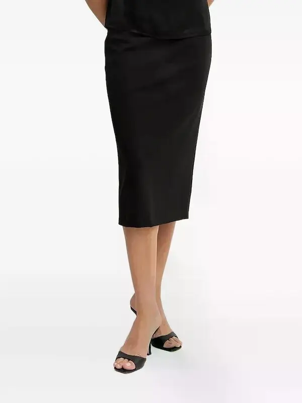 BOSS High-waisted Midi Skirt