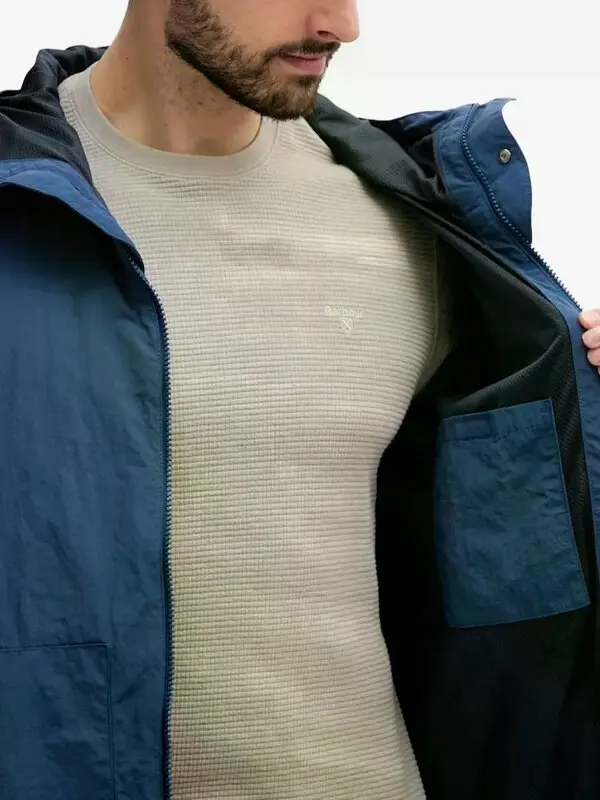 Barbour Hooded Jacket - Blue