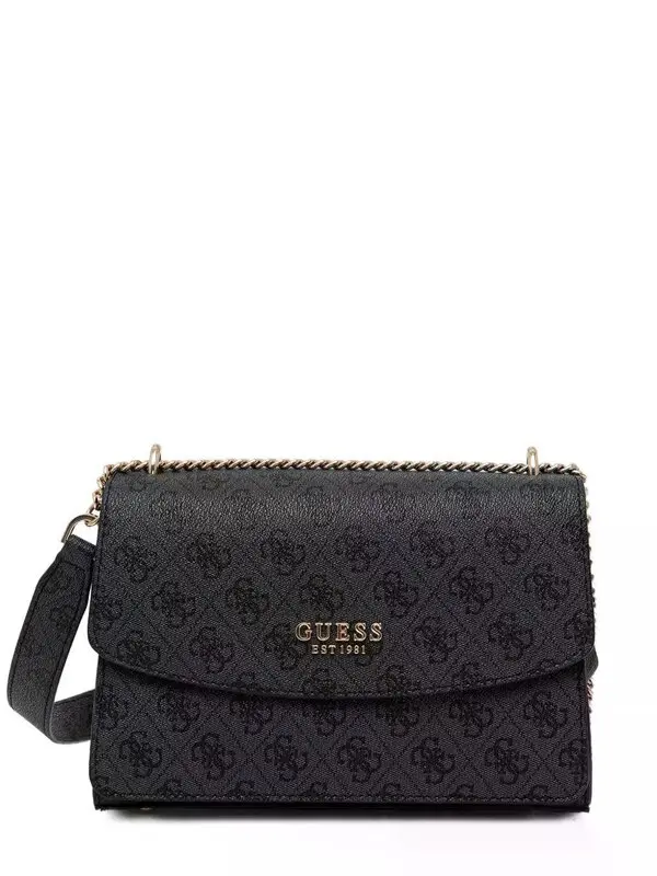Guess Logo-plaque Chain-strap Satchel