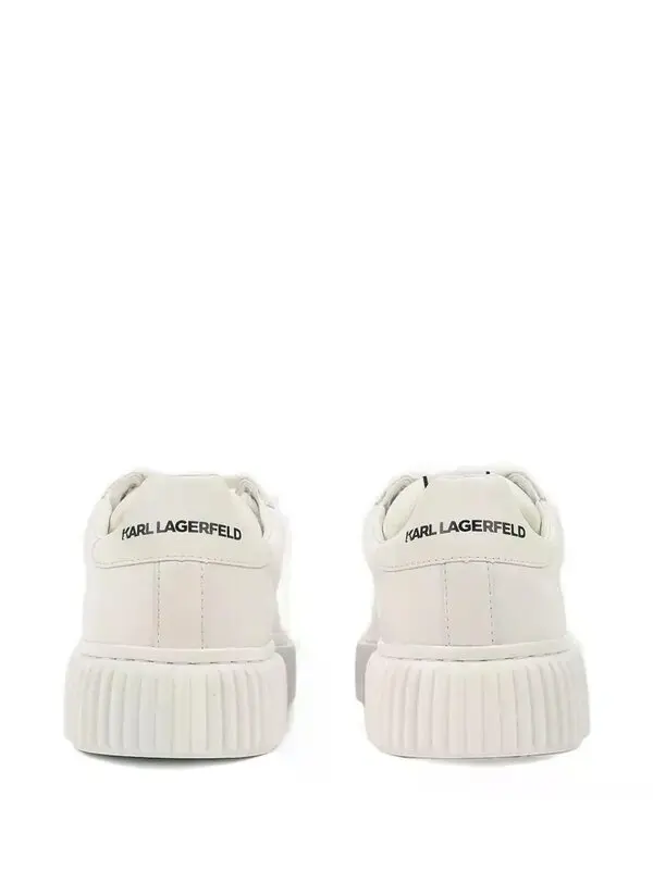 Karl Lagerfeld Logo Leather Sneakers